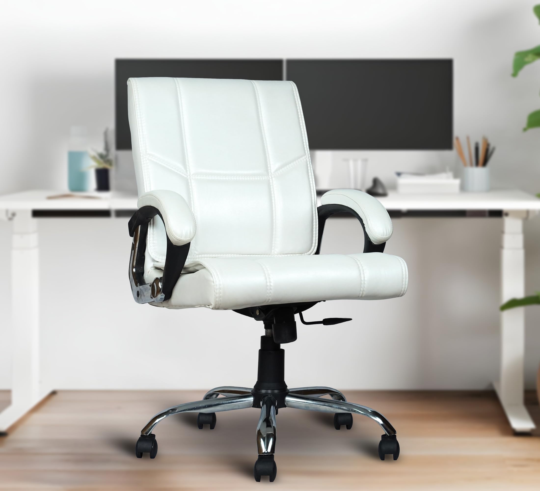 Caddy Chair for Office Work at Home with Back Support, Computer Table ...