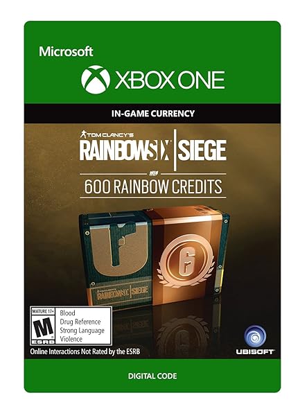 Amazon.com: Tom Clancy's Rainbow Six Siege Currency pack 600 Rainbow ...