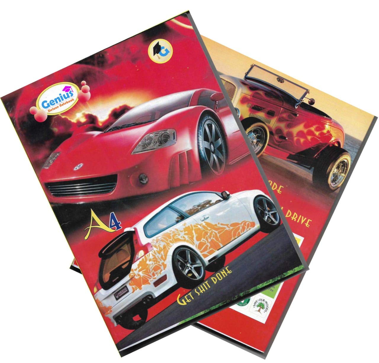 Generic Writing Note Book 280 mm X 170 mm cm Red 200 Page Single Line ...