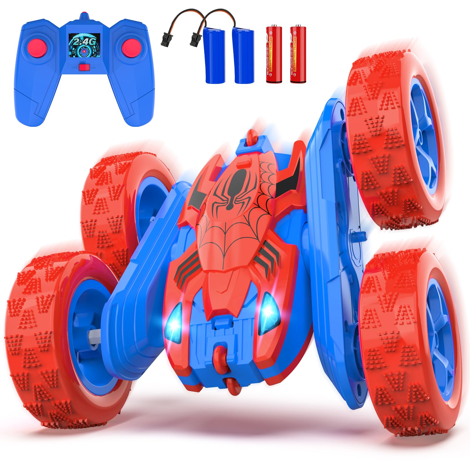 Amazon.com: Spider Remote Control Car for Kids RC Stunt Cars for Boys ...
