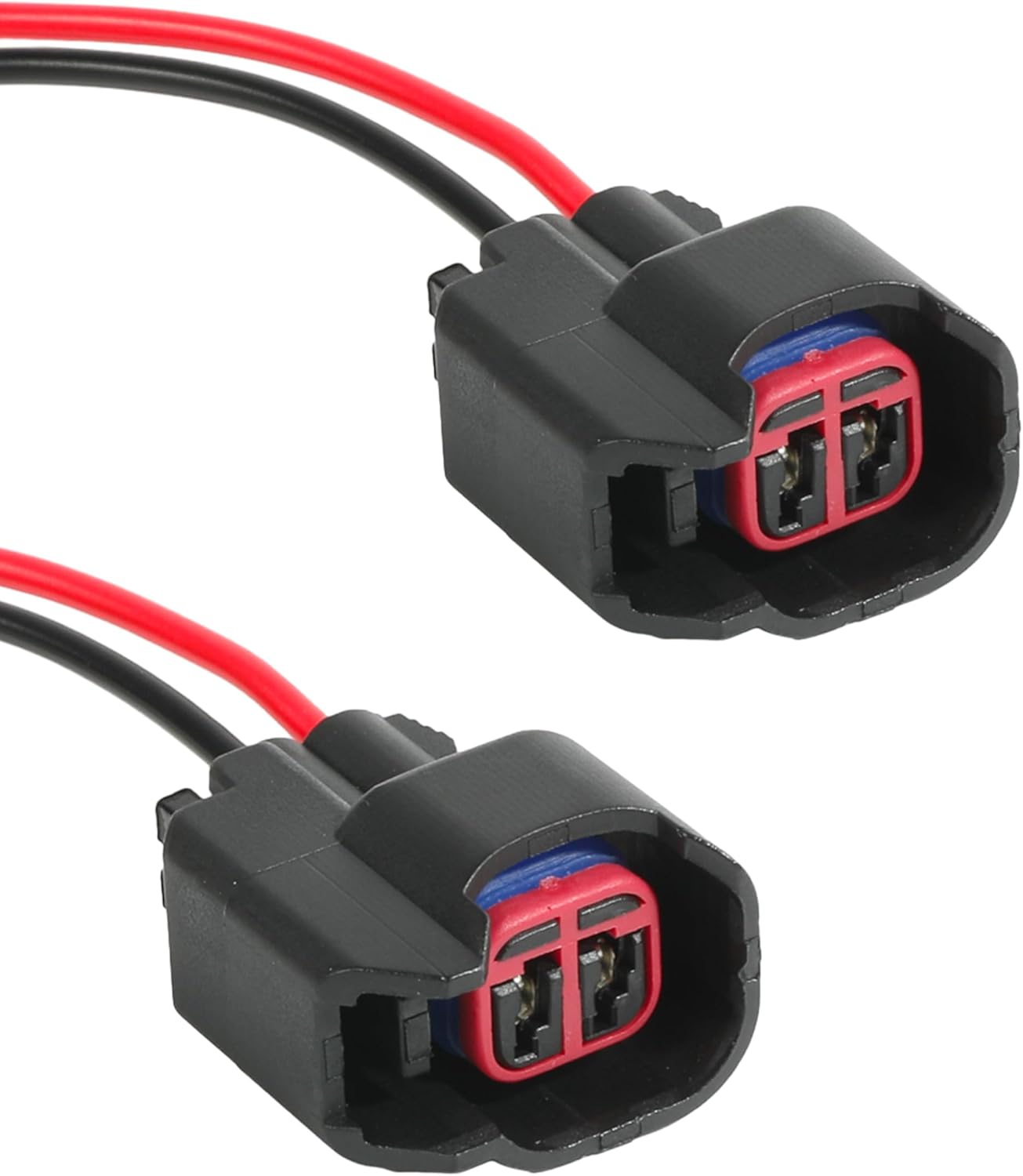 Amazon.com: RACOONA 2PCS Fuel Injector Pigtail Connector,EV6 EV14 ...