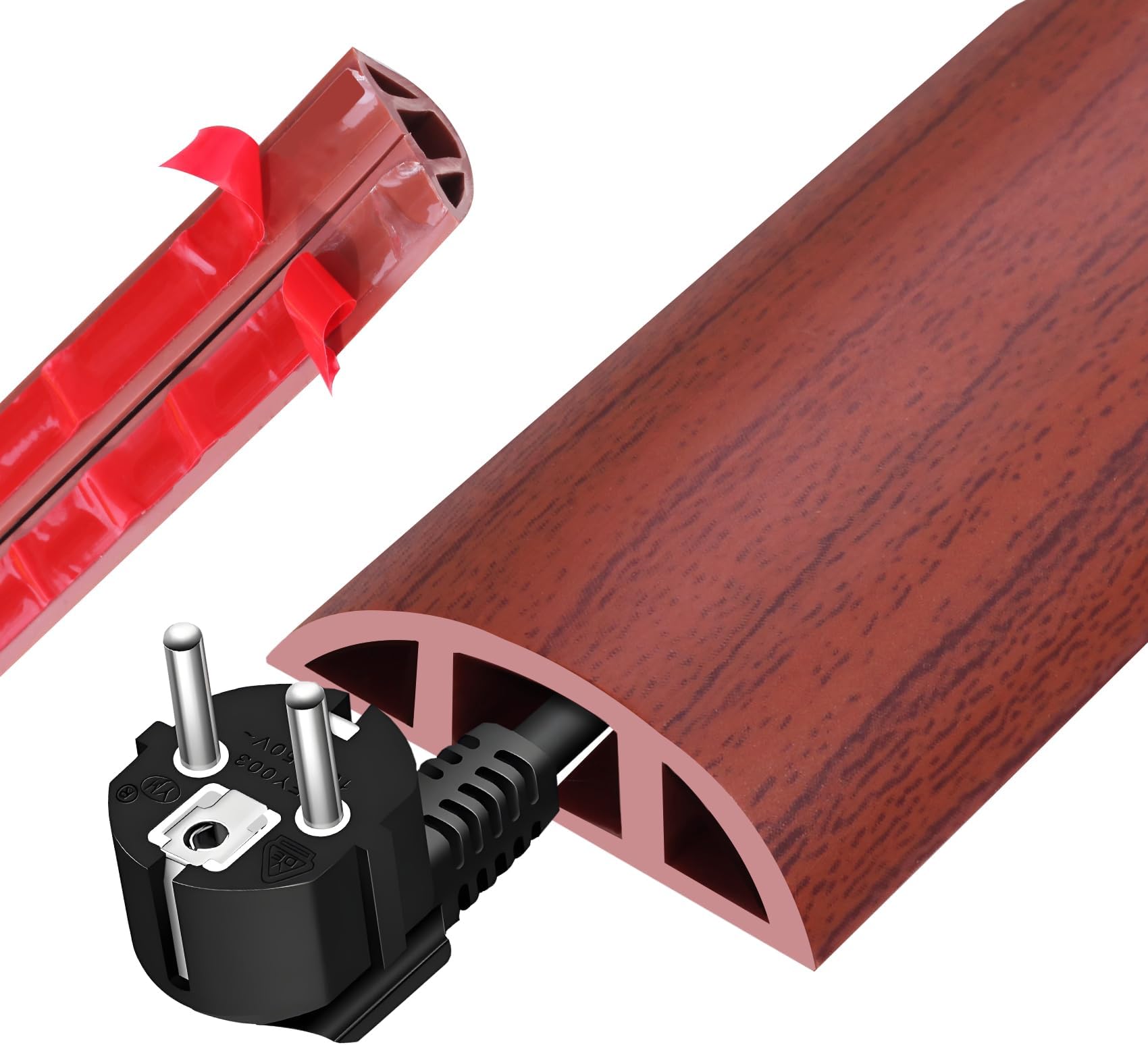 Amazon.com : 7" Flat Screen TV Cable Safety Cord Cover Black 1KG ...