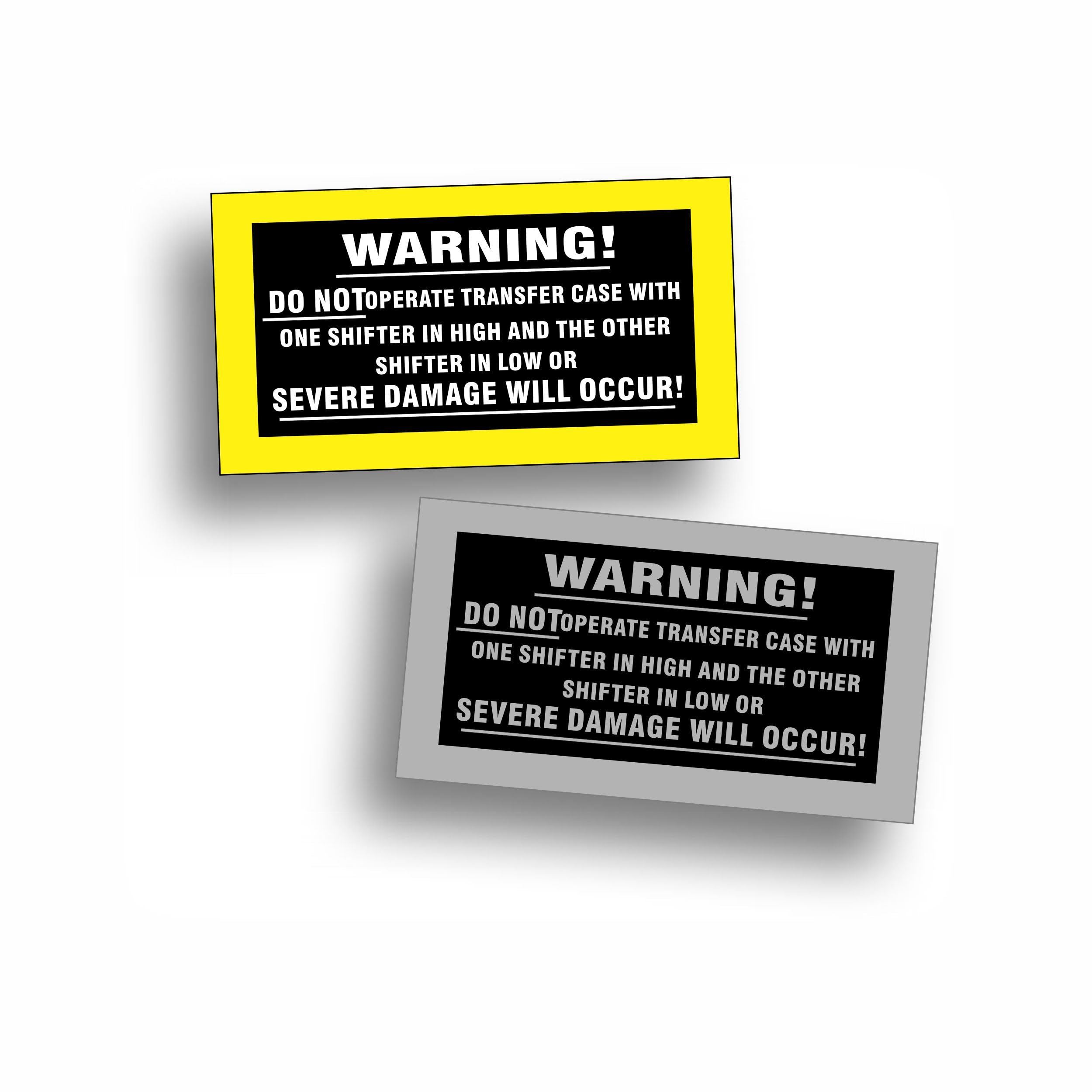 Amazon.com: 2X Transmission Shift Pattern Sticker Decal Compatible with ...