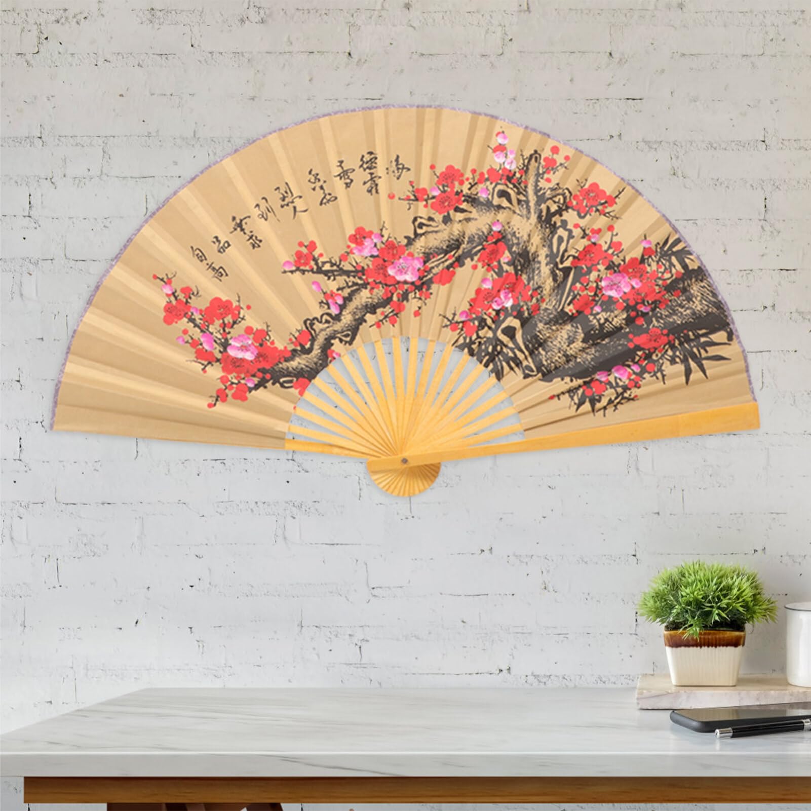 Decorative Wall Fan Oriental Thicket Oriental Decor.com