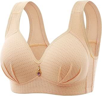 Dinglong Brassière Forte Poitrine Femmes Sexy Lace Back Button Shaping