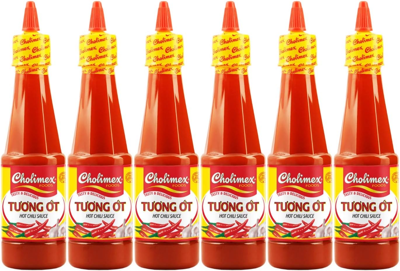 Amazon.com : CHOLIMEX Hot Chili Sauce - 8.45 Fl Oz (250ml) - Pack of 6 ...