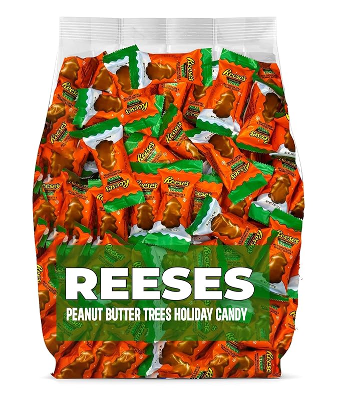 Amazon.com : Reeses HOLIDAY Milk Chocolate Peanut Butter Trees - 4 ...