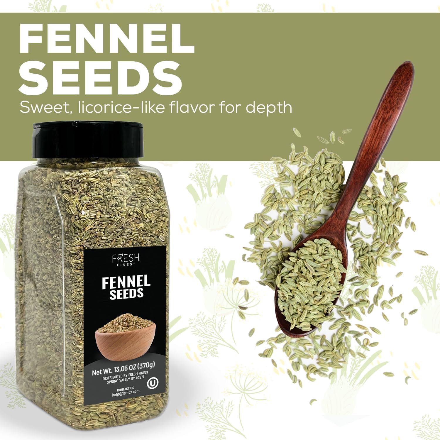 Snapklik.com : Fresh Finest Fennel Seeds, Premium Whole Fennel Seed For ...