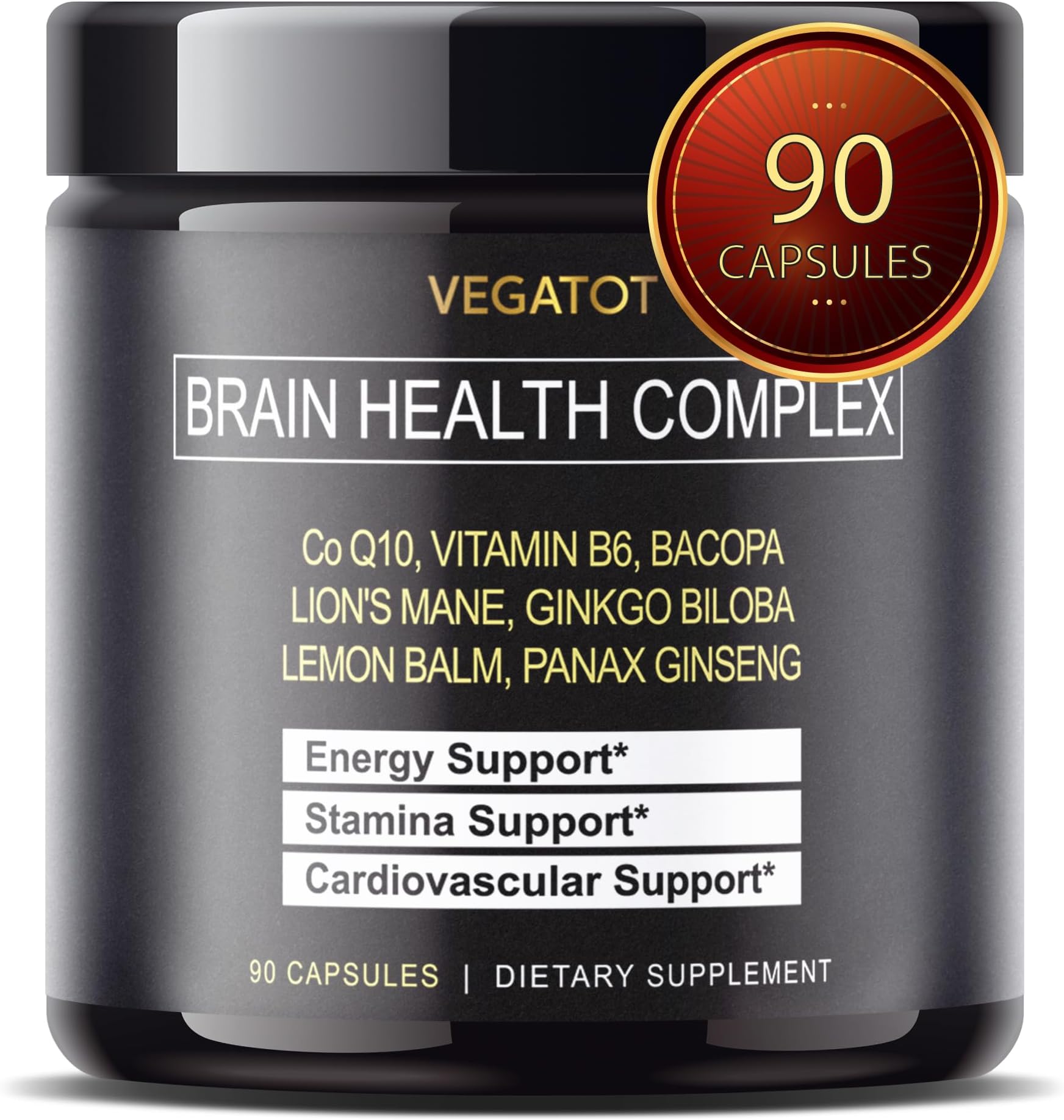 Amazon.com: VEGATOT Brain Booster 6,102MG *USA Made and Tested* Brain ...