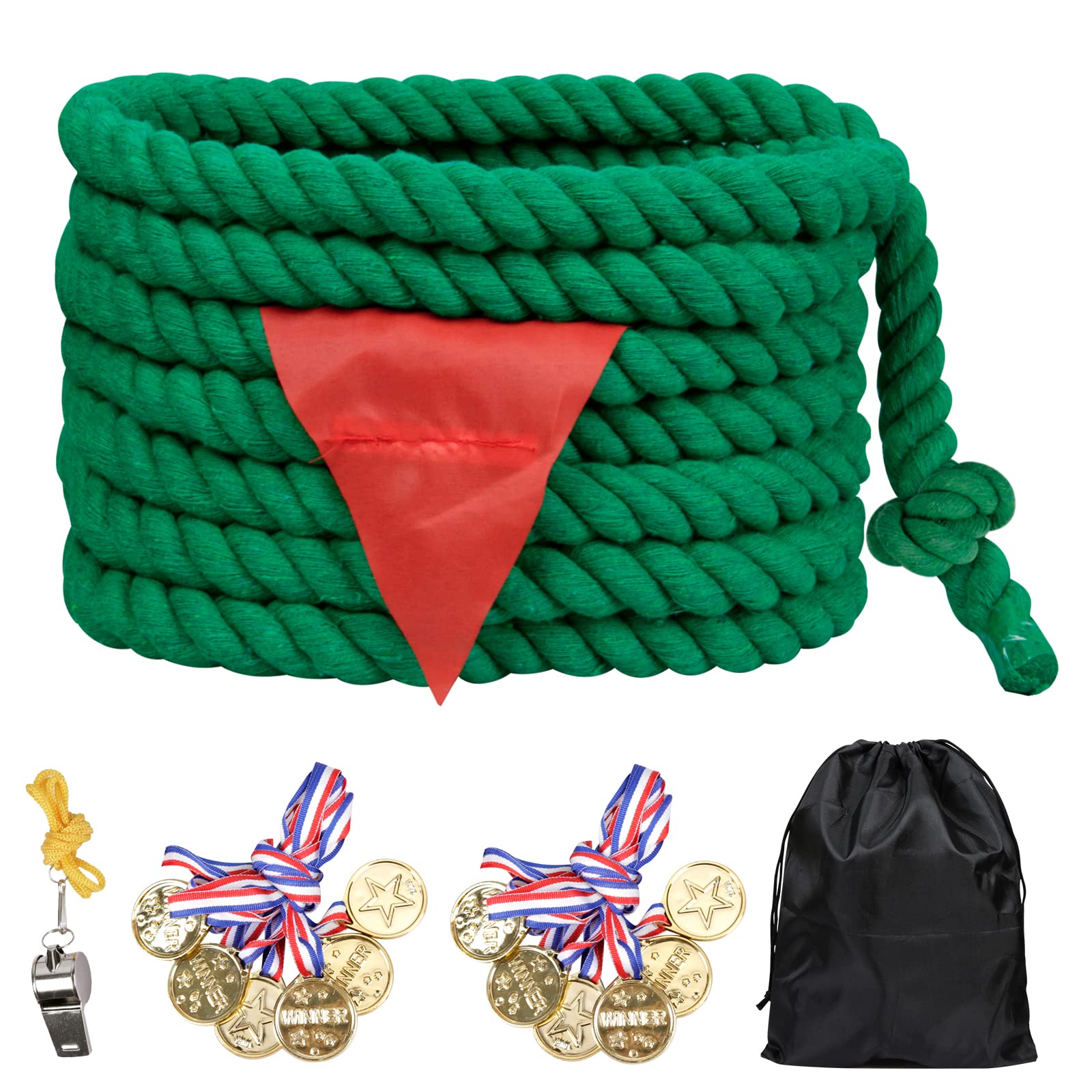 Buy Landifor Outdoor Games 20Ft Tug of War Rope for Kids and Adults ...