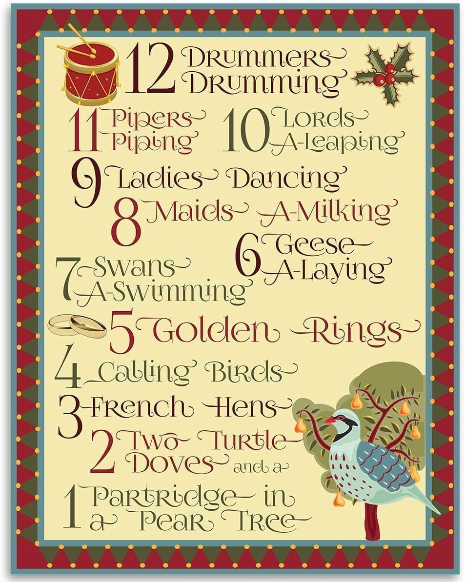 Amazon.com: The 12 Days of Christmas - Great Holiday Decorations for ...