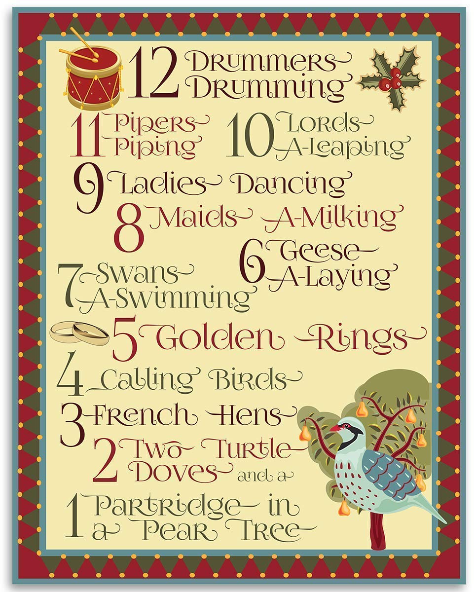 Amazon.com: The 12 Days of Christmas - Great Holiday Decorations for ...