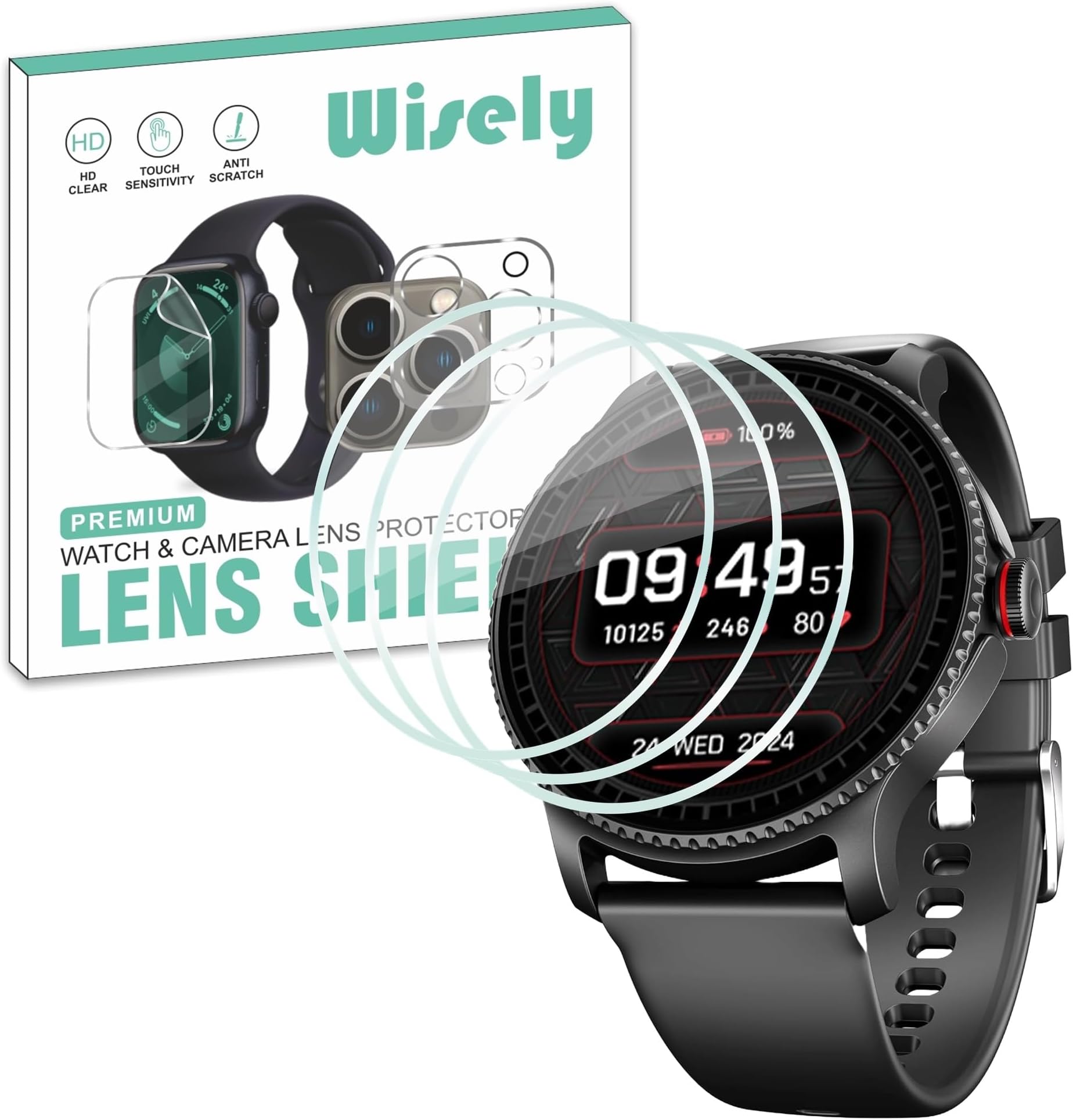 Wisely |Pack of 3pc| Screen Guard Protector For Boat Lunar Discovery (1 ...