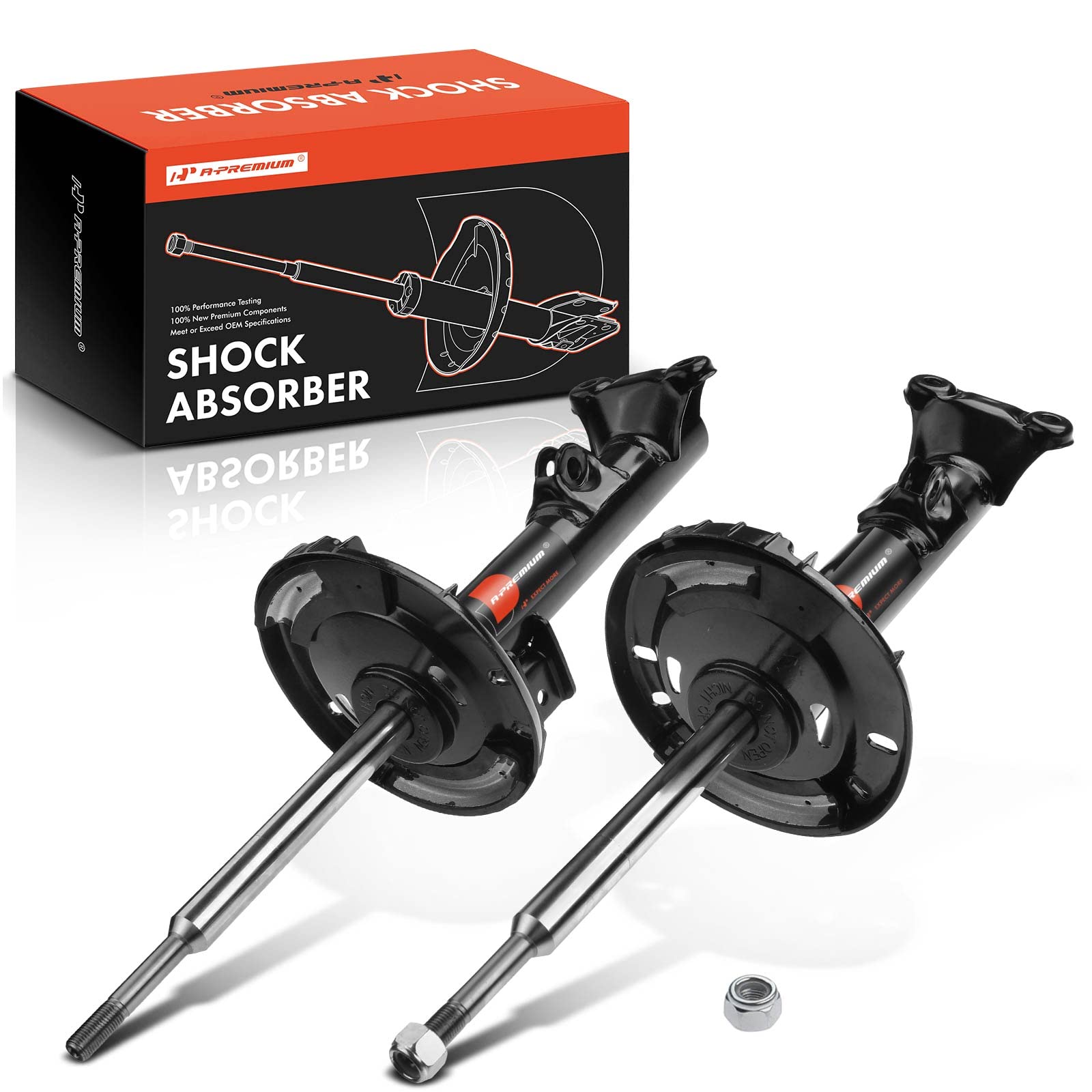 A-Premium Front Pair (2) Shock Absorber Strut Assembly Compatible with ...