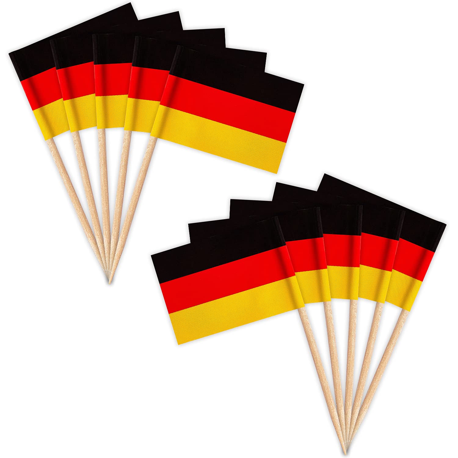 Snapklik.com : ZXvZYT Germany Flag German Toothpick Flags,Small Mini ...
