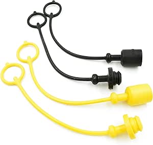 Amazon.com: (4 Pack) HD Switch Hydraulic Quick Coupler Dust Cap & Plug ...