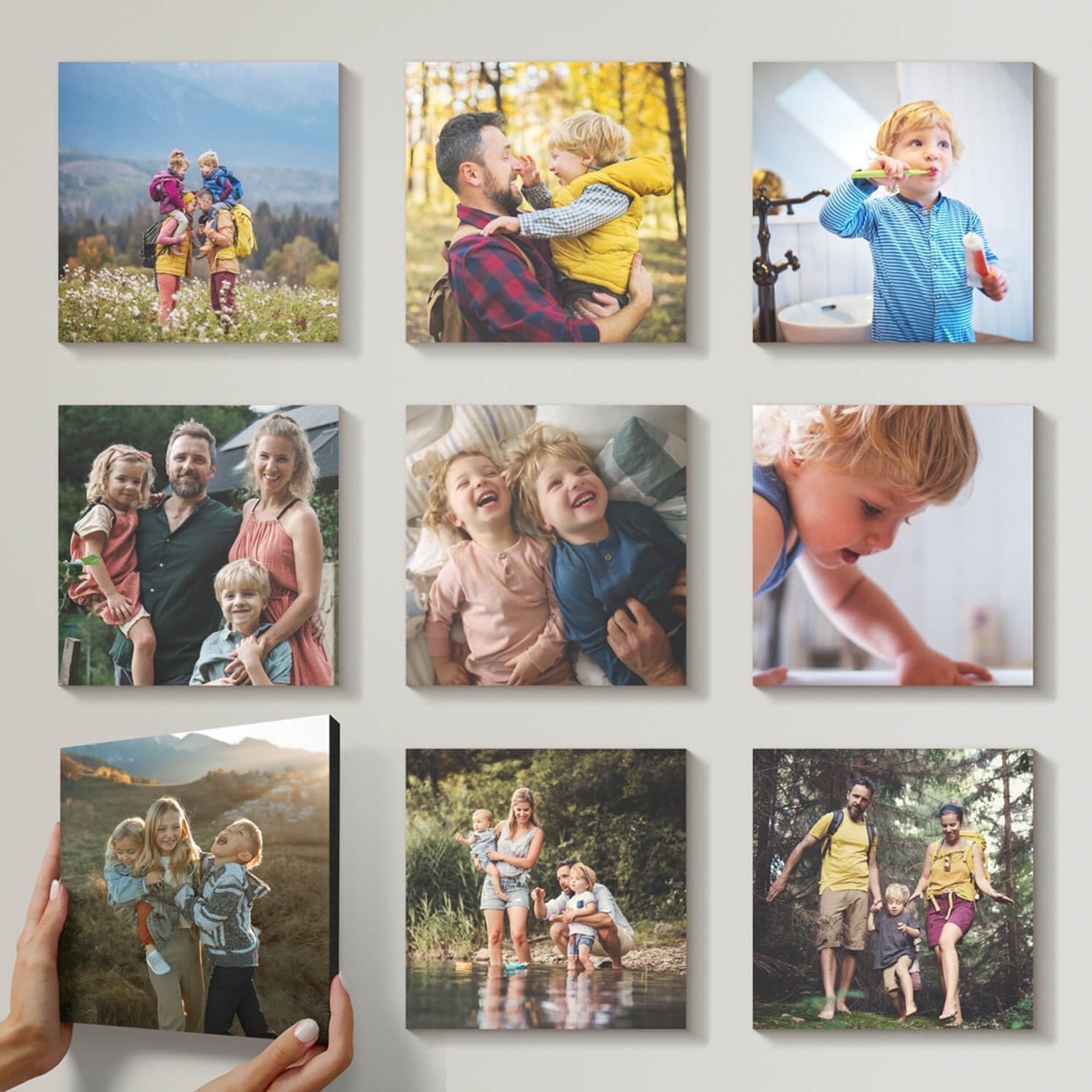 Mixtiles Official Custom Photo Tiles - Magnetic Wall Frames - Adhesive ...