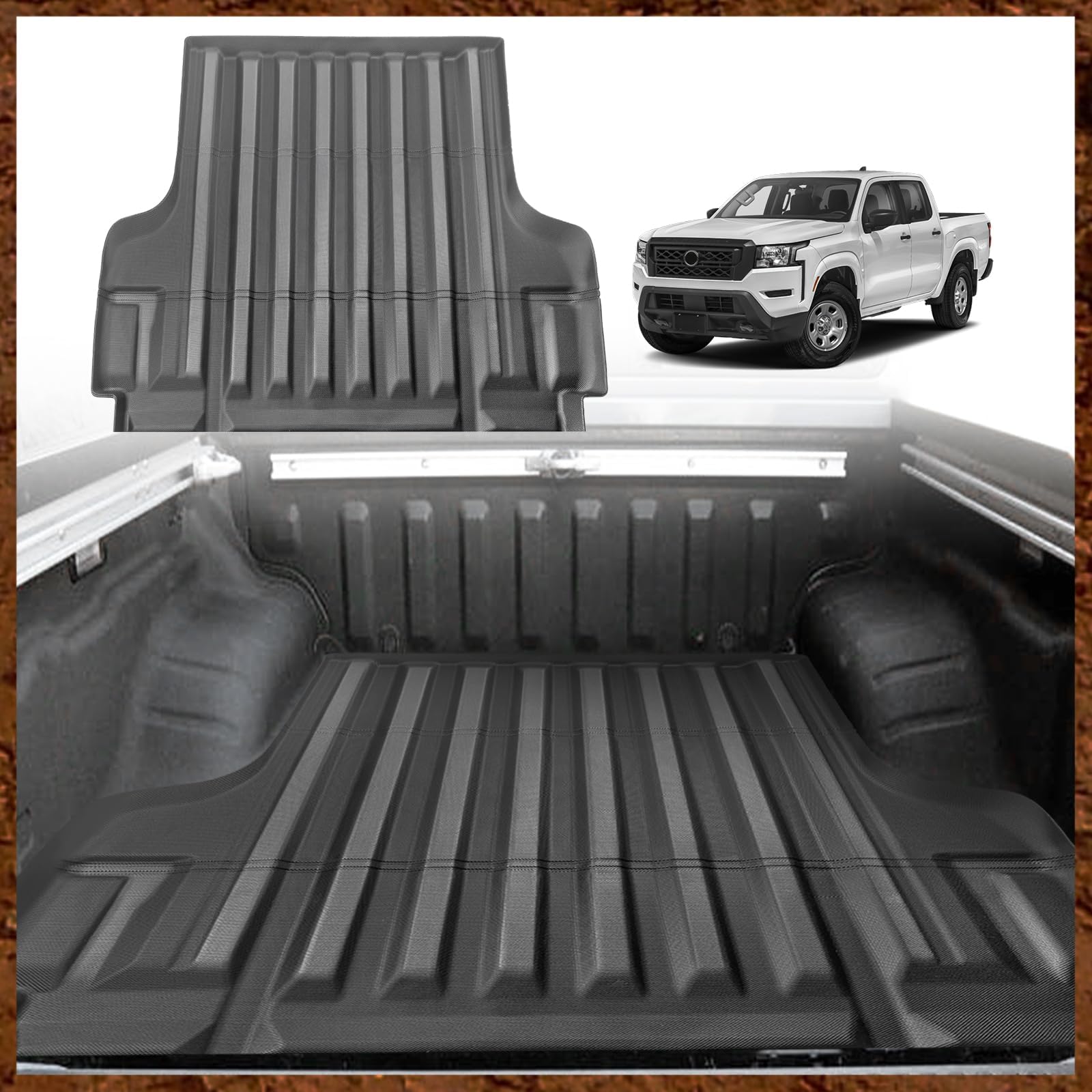 Amazon.com: GALVAGNITE Truck Bed Mat for 2022-2024 Nissan Frontier 5FT ...