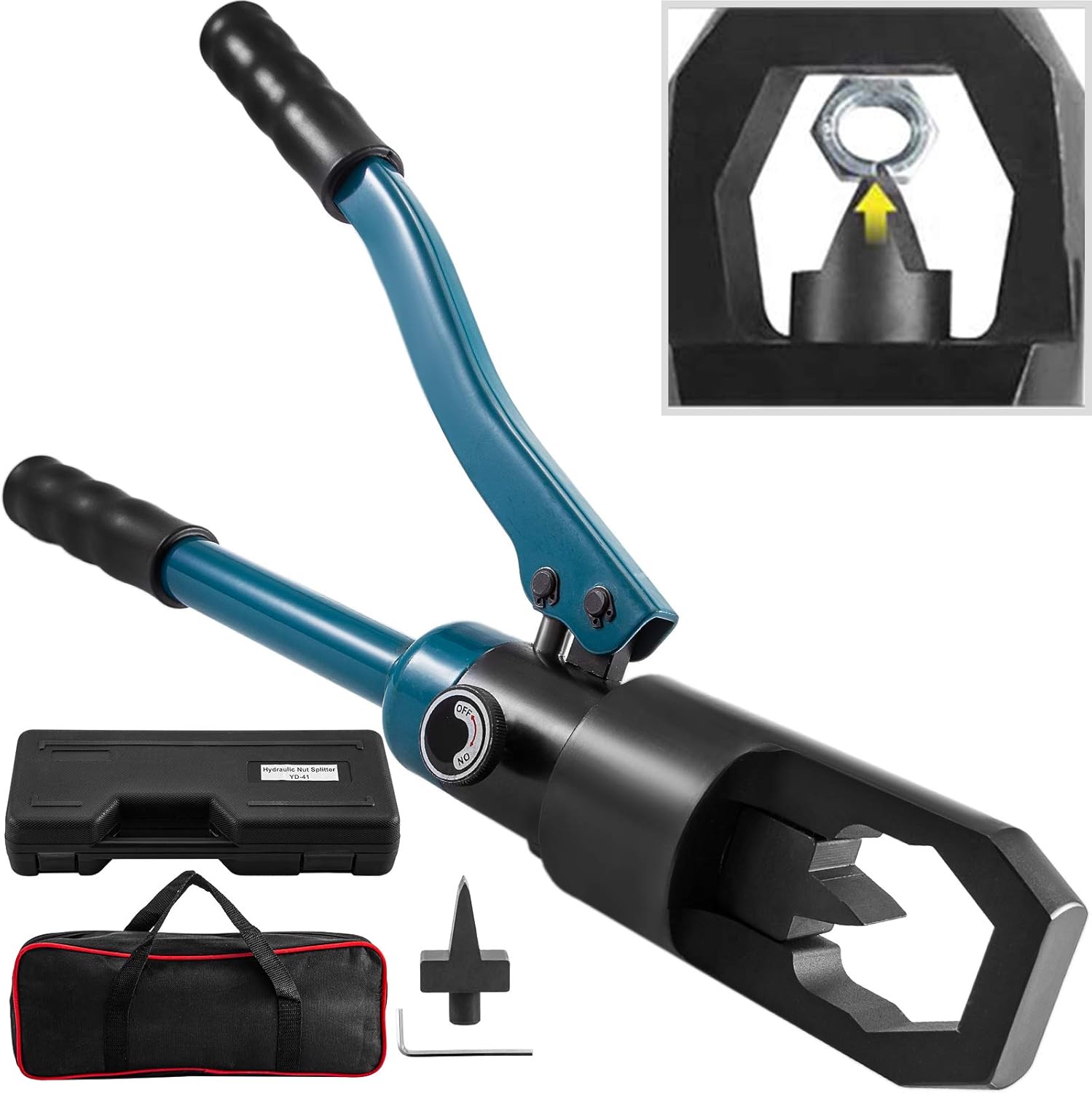 Mophorn 16T Heavy-Duty Hydraulic Nut Splitter with Kosovo | Ubuy