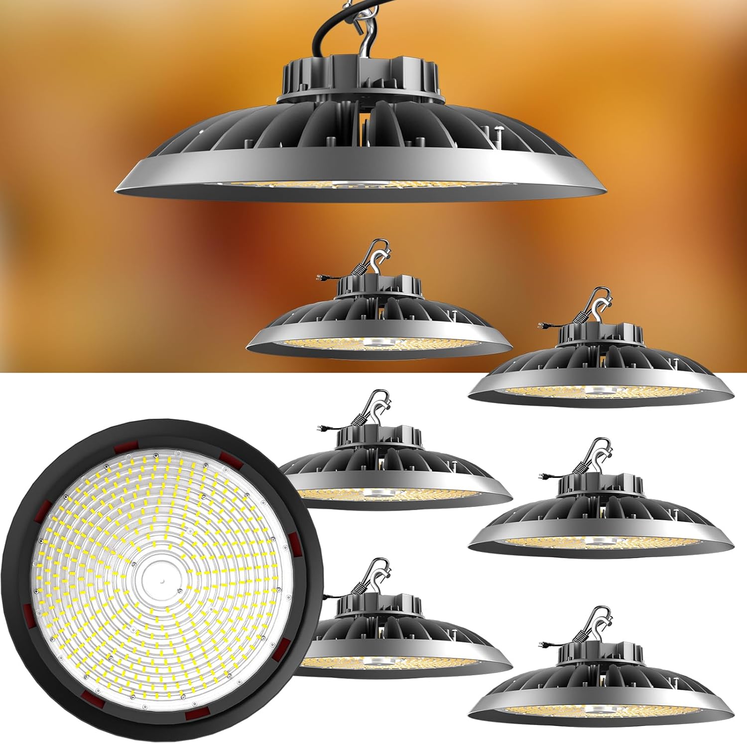 Lightdot LED High Bay Light 300W（340x1W LED 45000lm High Bay LED Lights ...