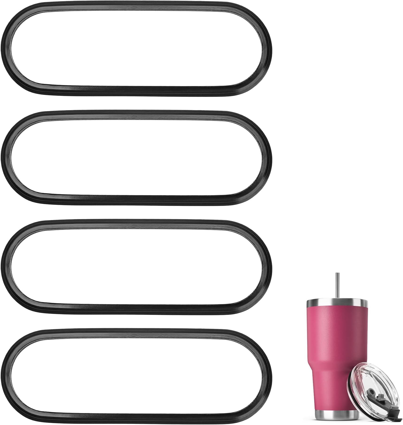 Amazon.com: 4 Pack New OEM Replacement Rubber Lid Seals for 14 or 30 Ounce Insulated Stainless ...