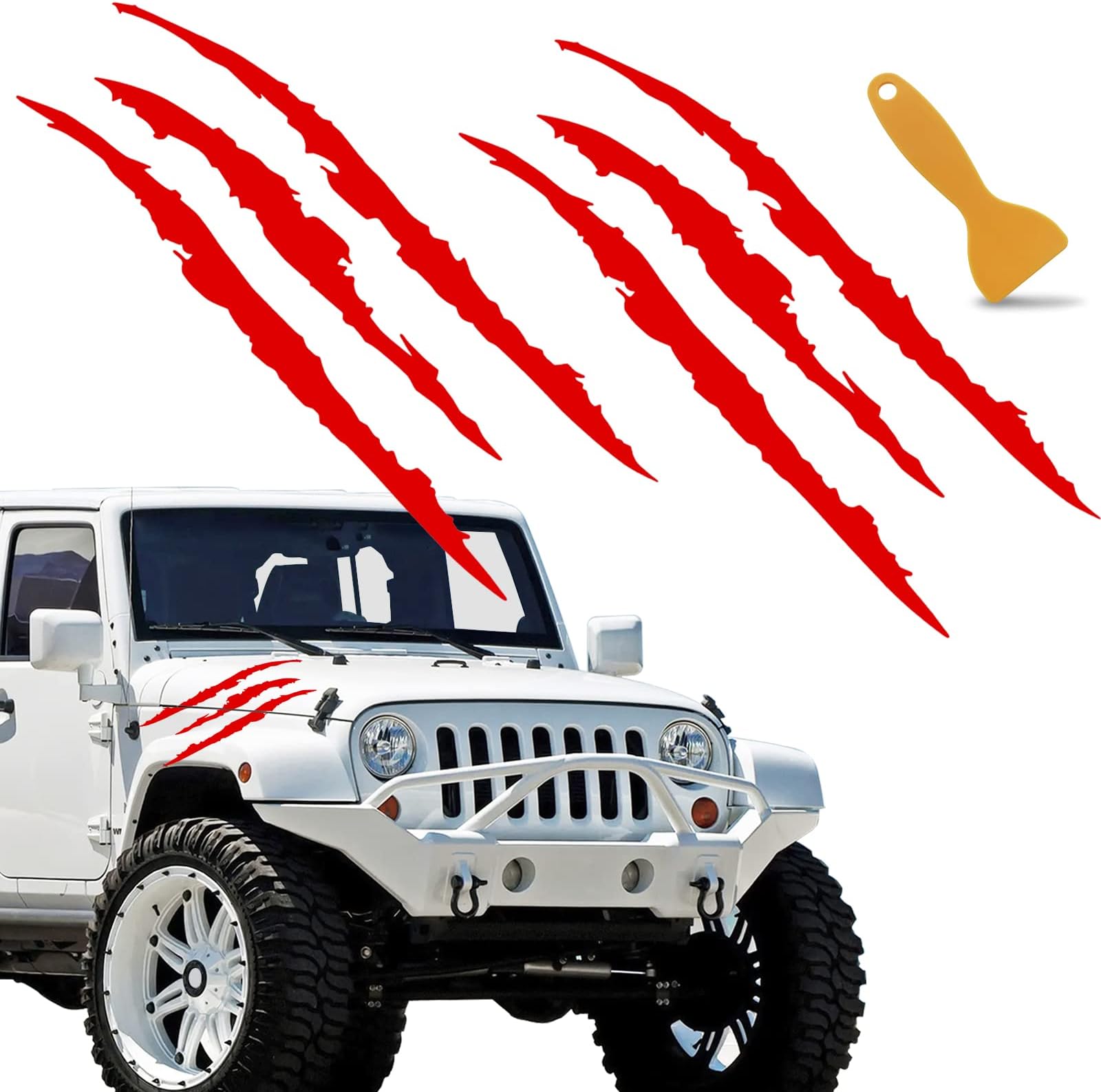 Amazon.com: Claw Marks Car Sticker - Universal Headlight and Bumper ...
