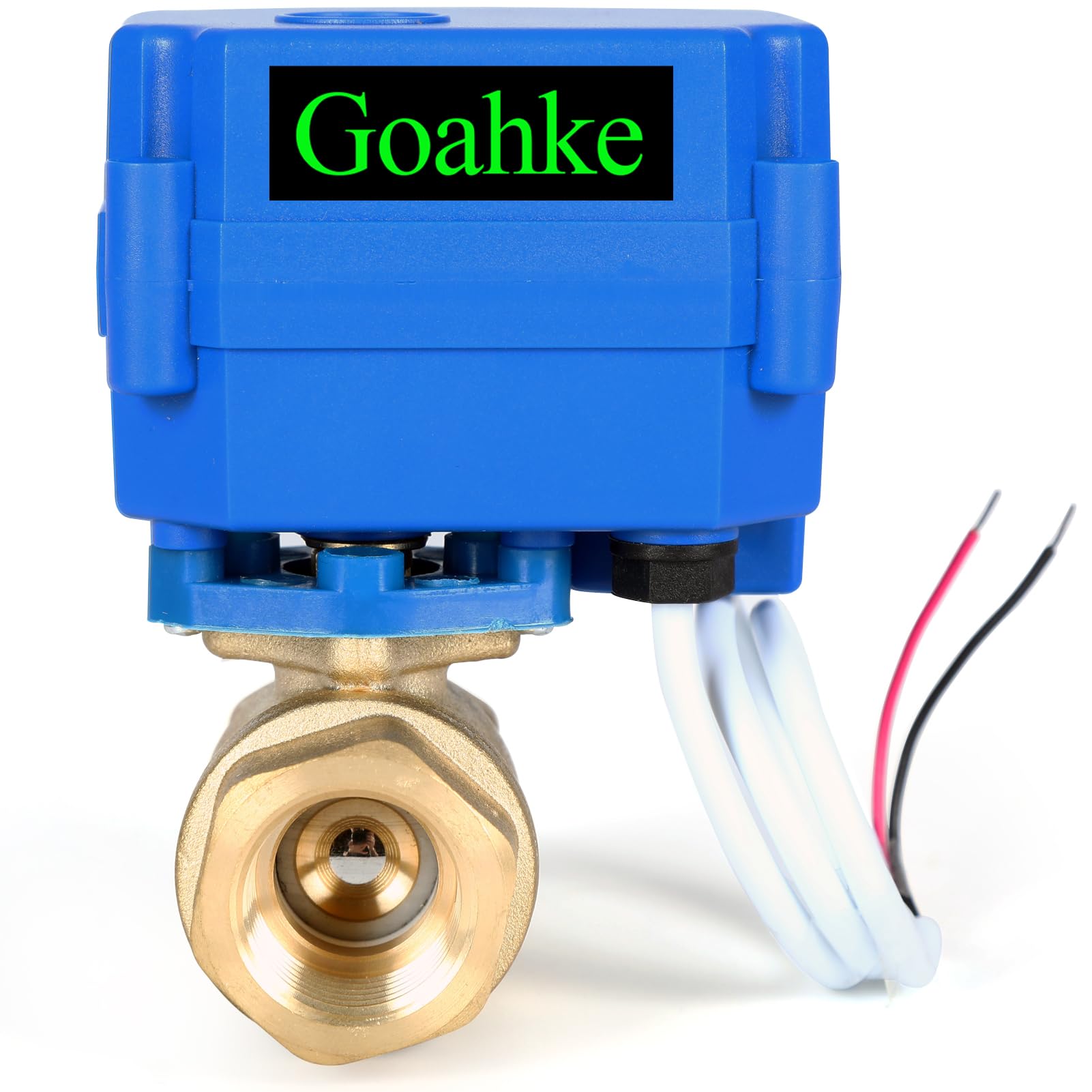 1 Inch NPT Brass Motorized Ball Valve 1" NPT Motorized Ball Valve - 9 ...