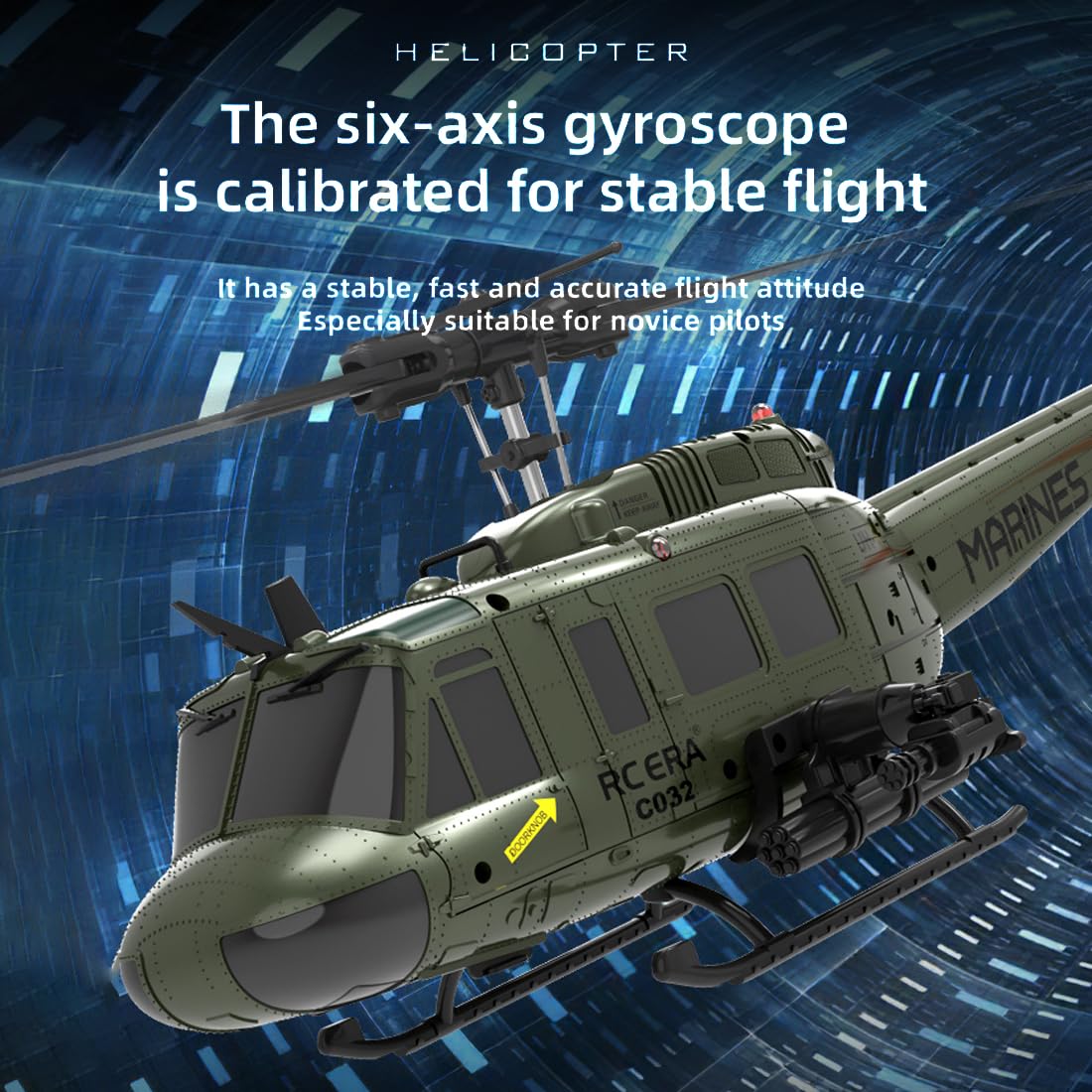 Murder Drones Helicopteros A Control Remote RC ERA C138 Bell-206 RC ...