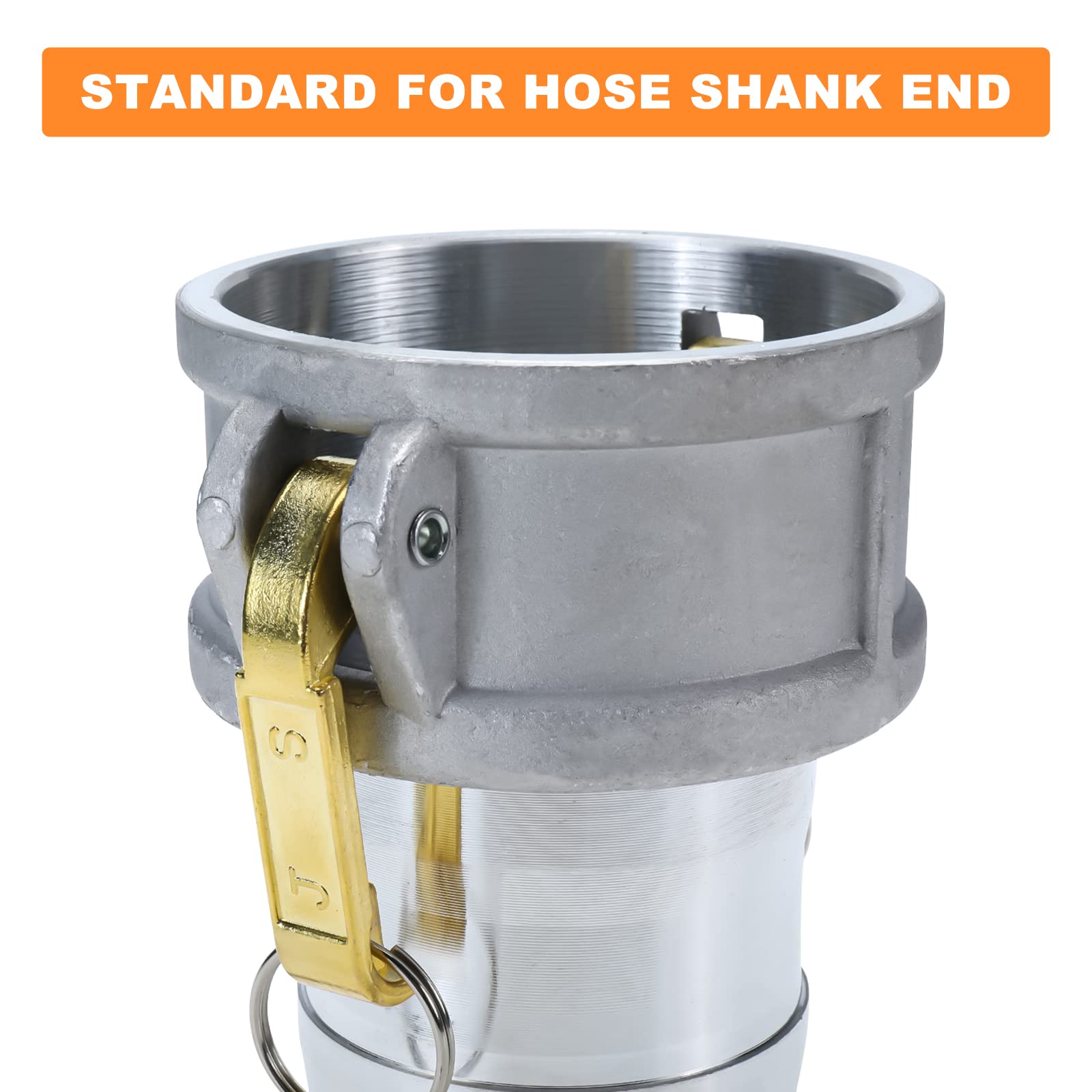 Snapklik.com : Aluminum Camlock 2 Pack, Type C Cam And Groove Hose ...