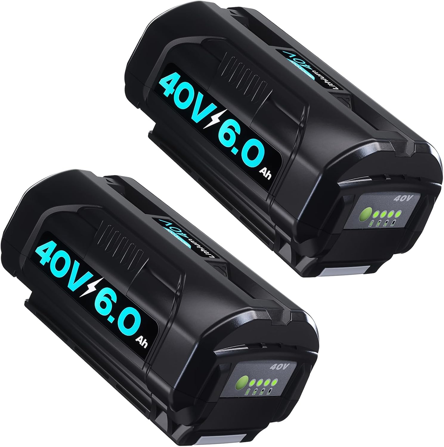 Amazon.com: Sootool 2Pack Replacement for Ryobi 40V Battery 6Ah ...