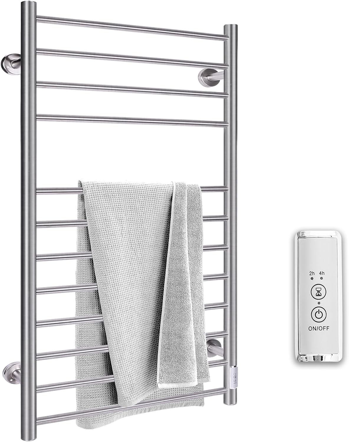Amazon.com: Heated Towel Rack, Electric Towel Warmer Rack for Bathroom ...