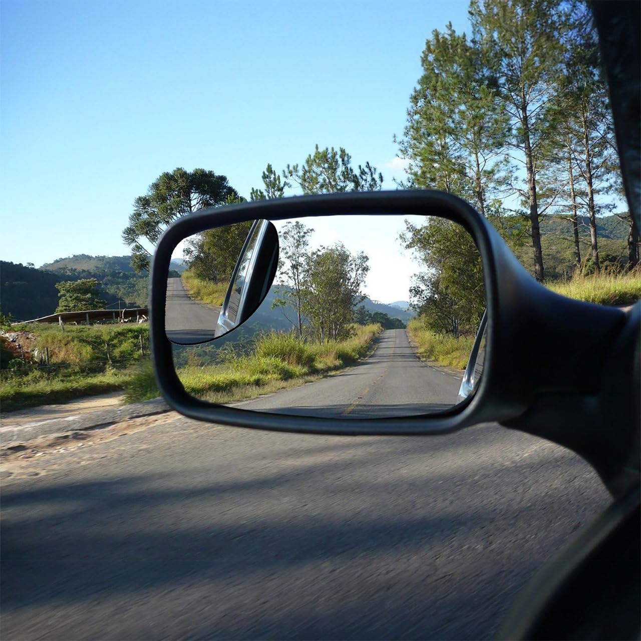 Car Convex Mirrors Fan Shape Blind Spot Mirrors - HD Glass 360 ...