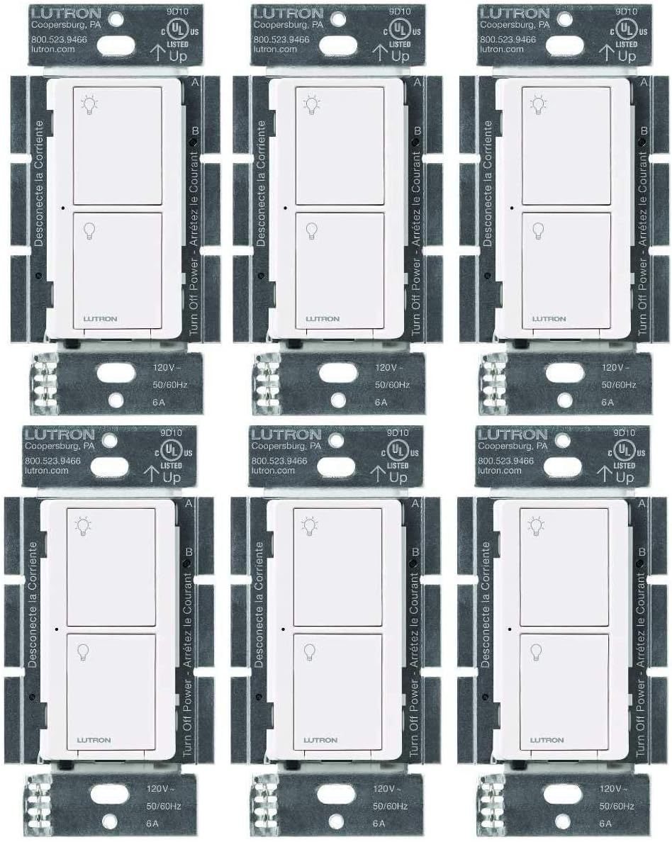 Lutron Caseta Smart Lighting Switch for All Bulb Types or Fans ...