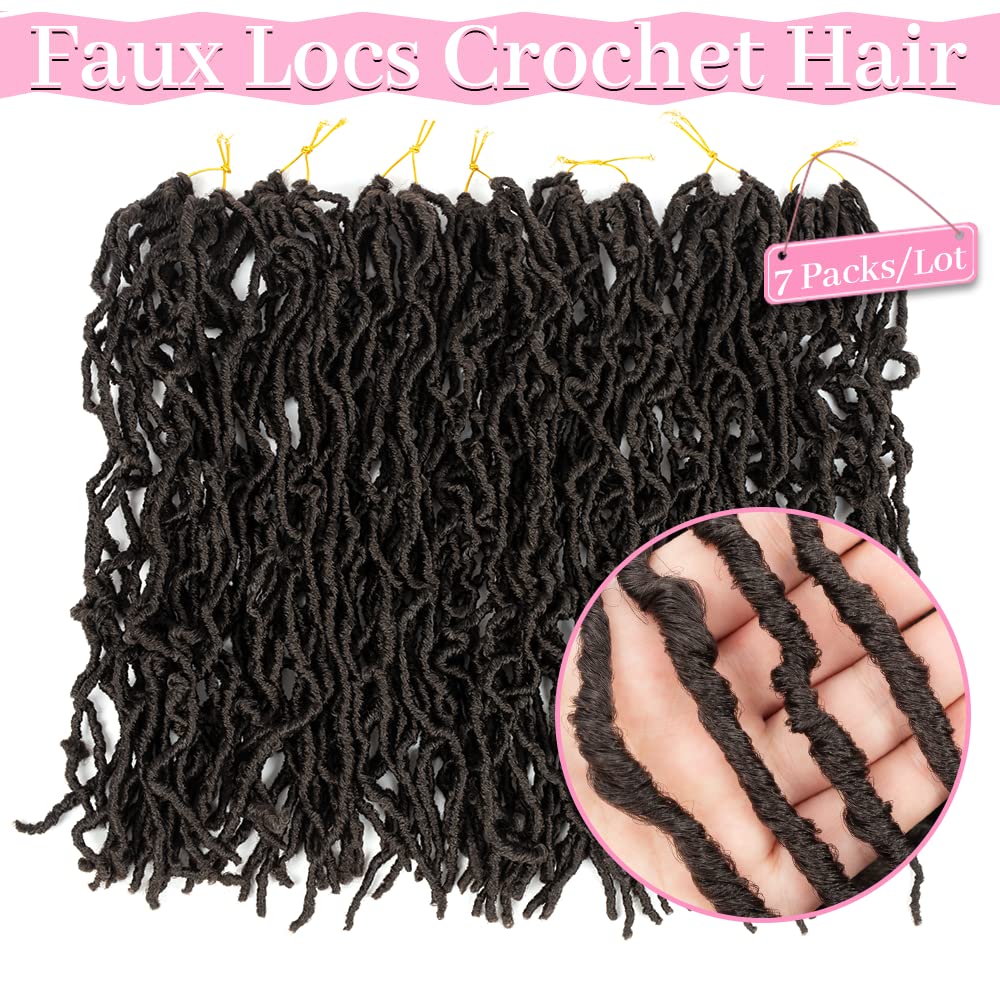 Snapklik.com : Umylar Faux Locs Crochet Hair 18 Inch Soft Locs Crochet ...