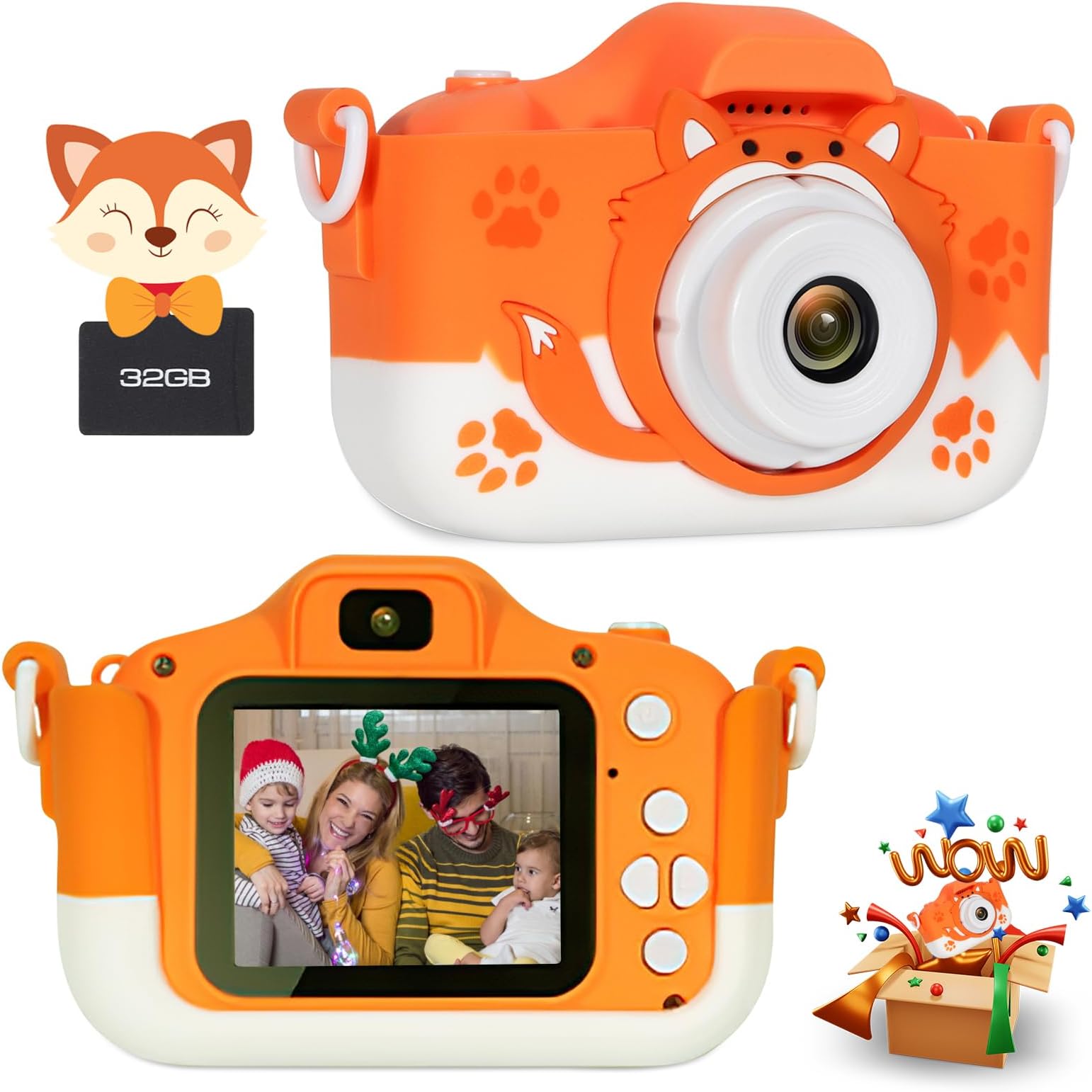Ortsoon Kids Camera Toys for 3 4 5 6 7 8 9 10 11 12 Year Old Boys/Girls ...