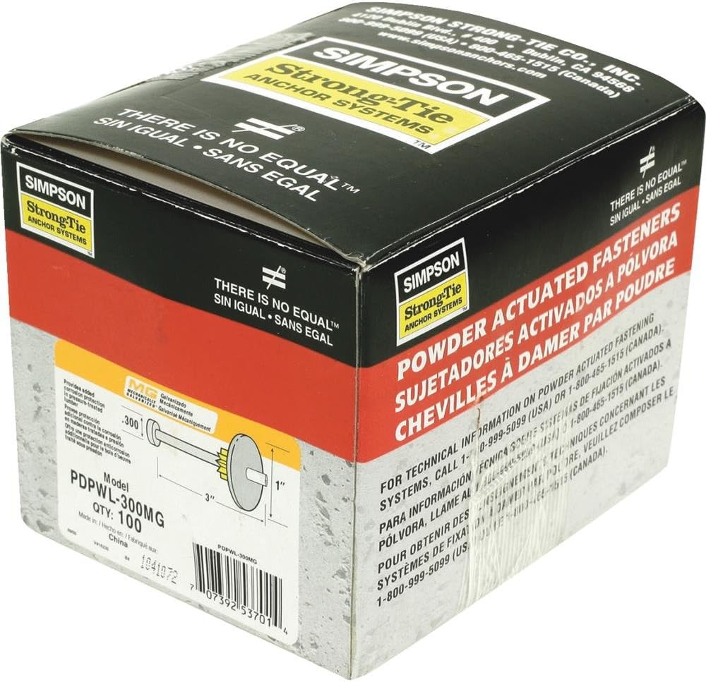 Amazon.com: Simpson Strong-Tie PDPAWL-287MG - 2-7/8" x .157" Galvanized ...