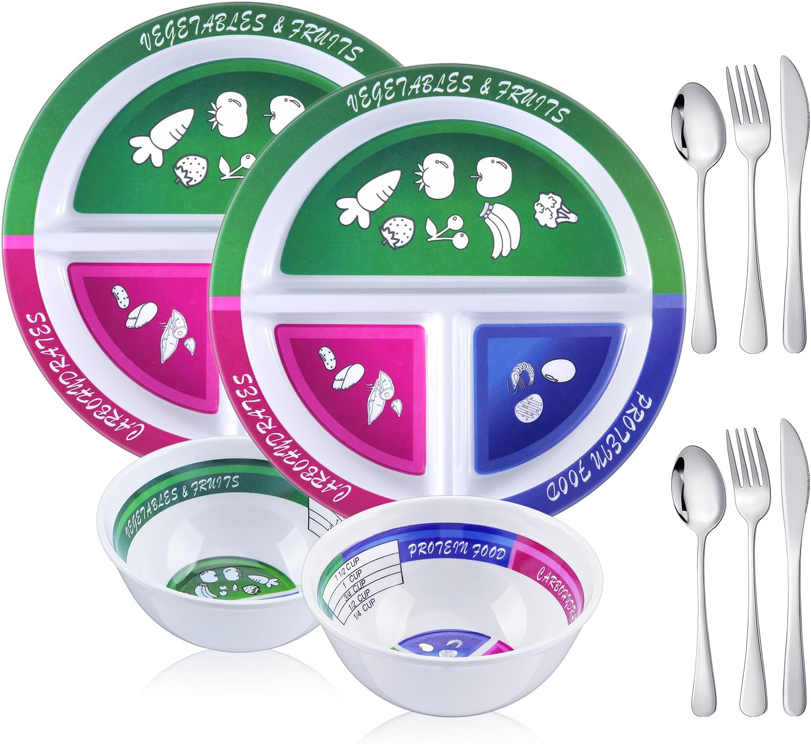 Amazon.com: Precise Portions Portion Control Kit - Includes a Porcelain ...