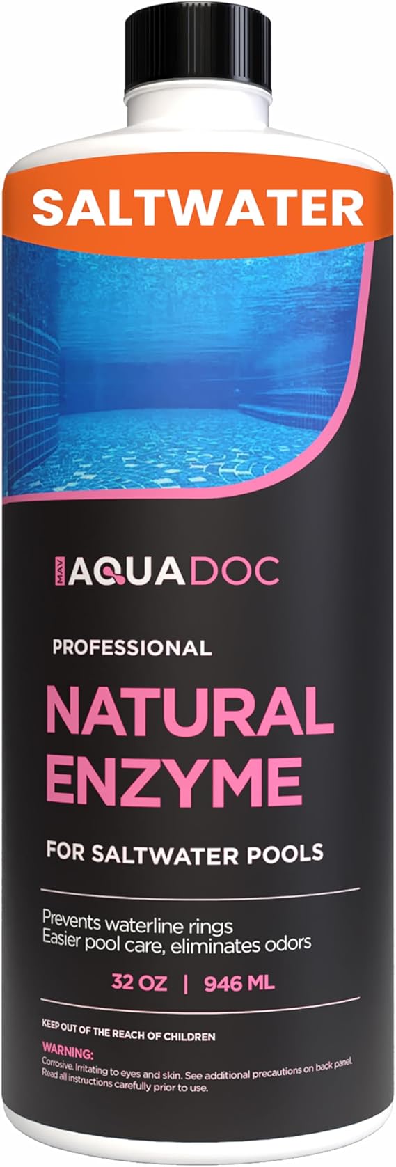 Amazon.com : Pool Enzyme Treatment for Saltwater Pools - Pool Enzymes ...
