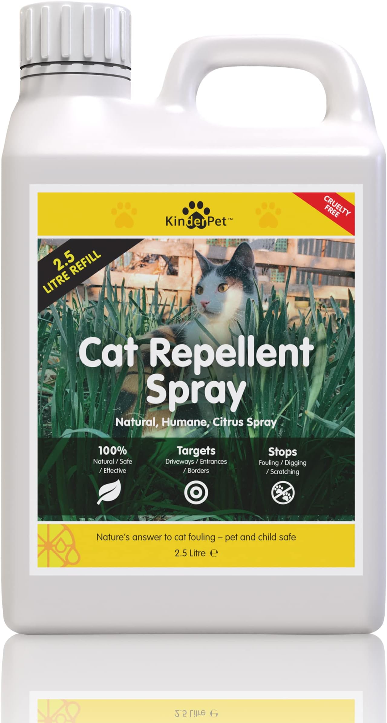 KinderPet® Eco Cat Repellent Big Value 2.5L Refill Stop Cats Anti ...