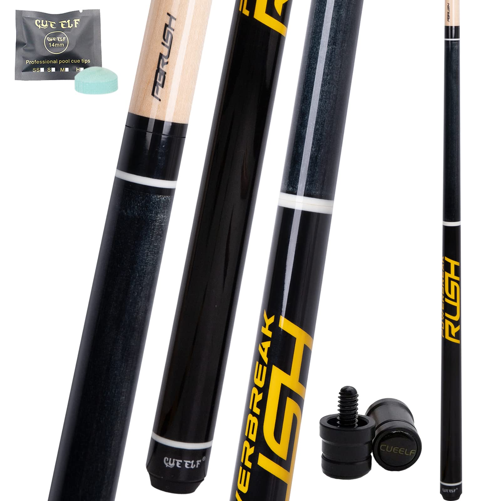 Snapklik.com : Heavy Hitter Jump Break Pool Cue 20oz 21oz 22oz 23oz 3 ...