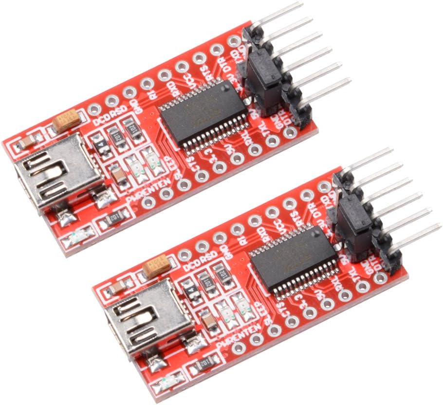 Amazon.com: Qunqi 2pcs 5V 3.3V FT232RL FTDI USB to TTL Serial Adapter ...