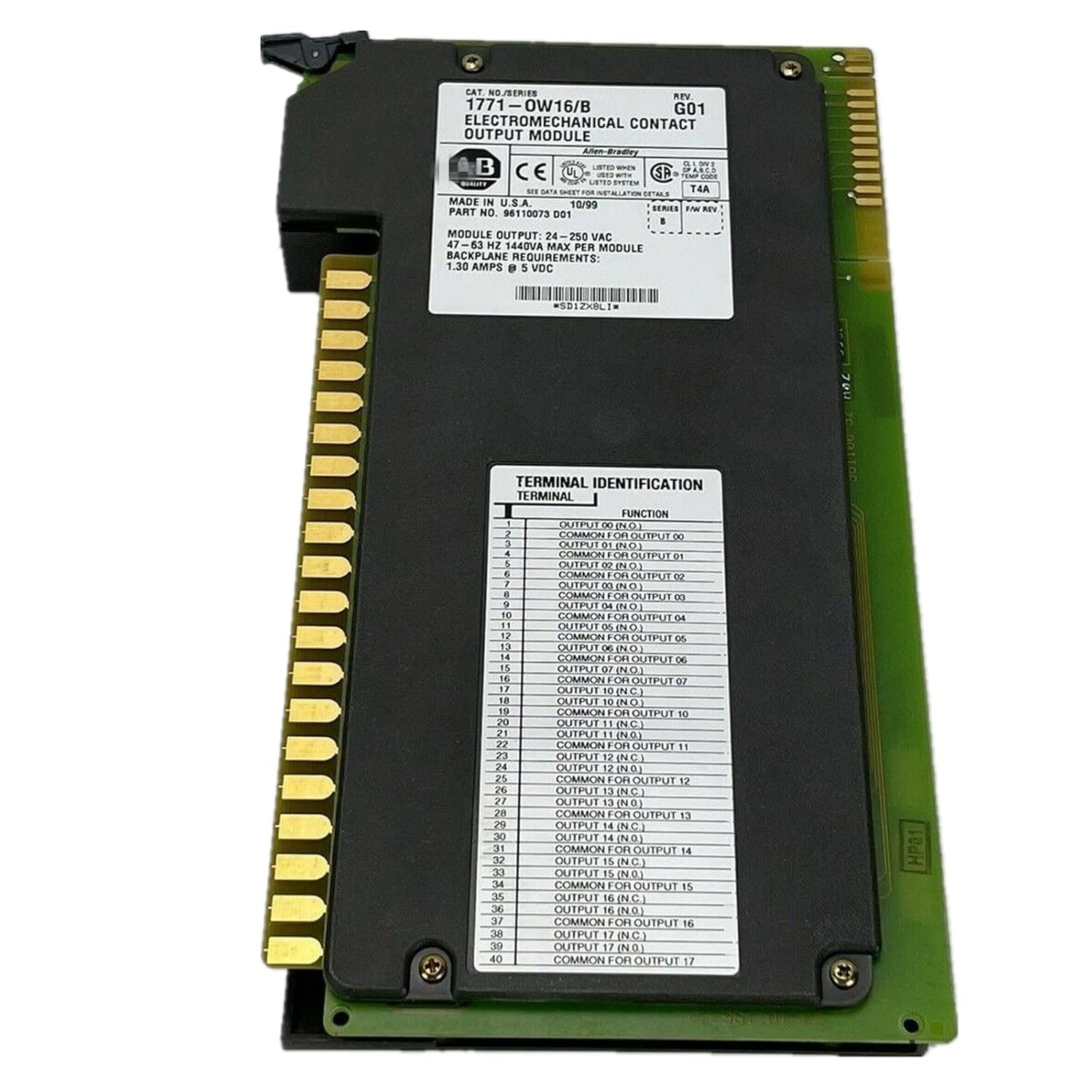 1771-OW16 AC Output Module 1771-OW16 PLC Module Sealed in Box 1 Year ...