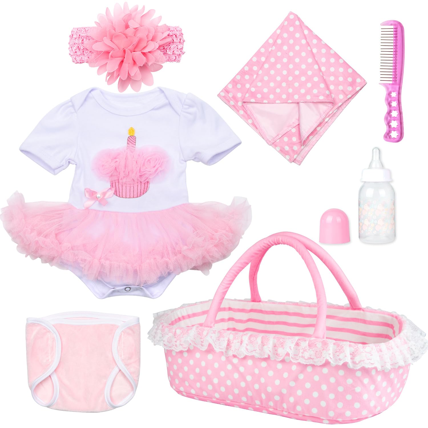 Snapklik.com : PEDOLLTREE Reborn Baby Dolls Clothes Girl Outfit ...