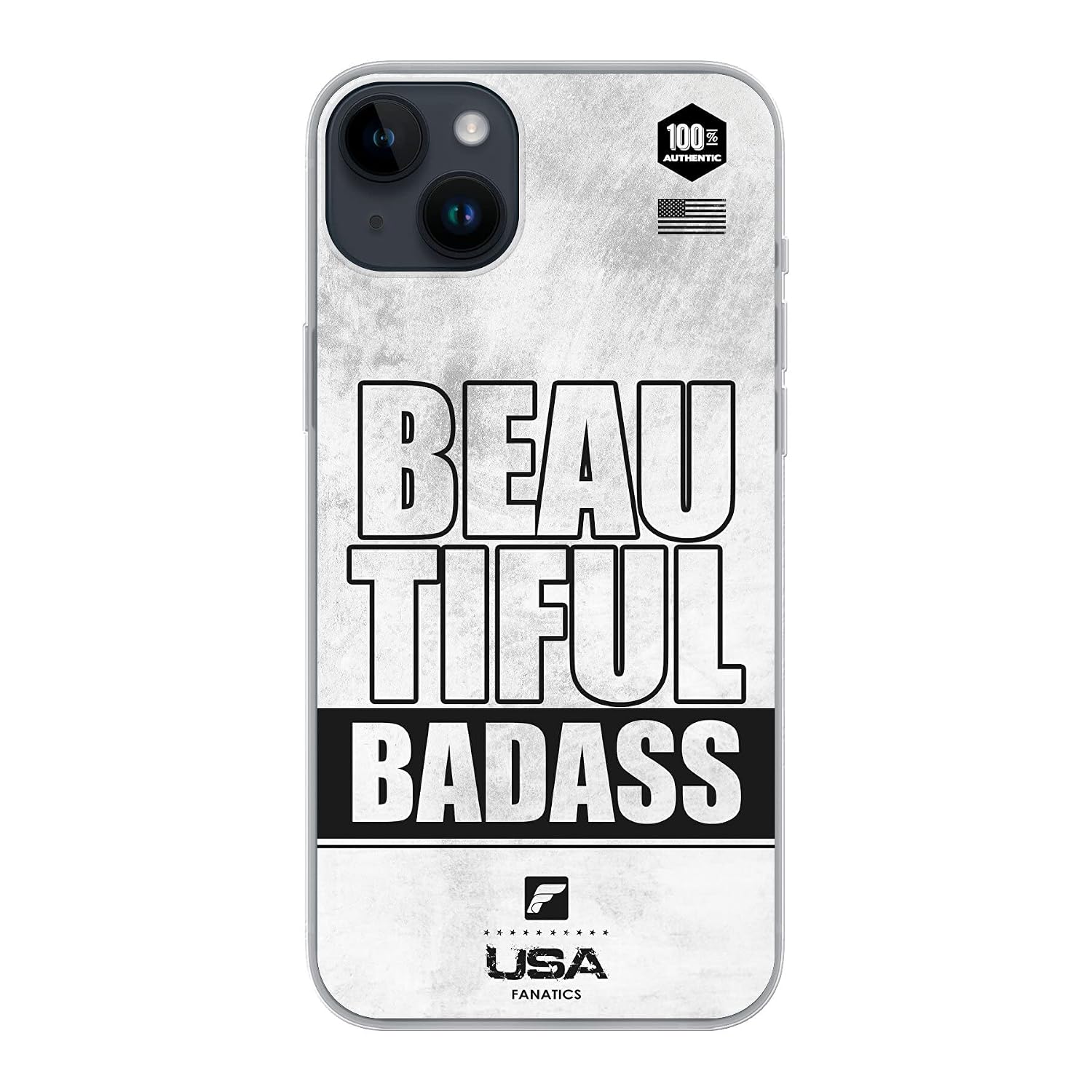 Phone Case Beautiful Badass USA Patriot Design Silicone Transparent ...