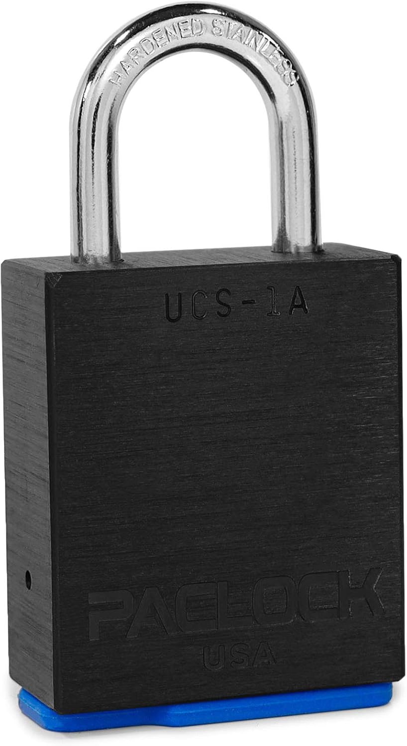PACLOCK | UCS 1A Padlock | 1-3/16" Tall Hard | Stainless Steel Shackle ...