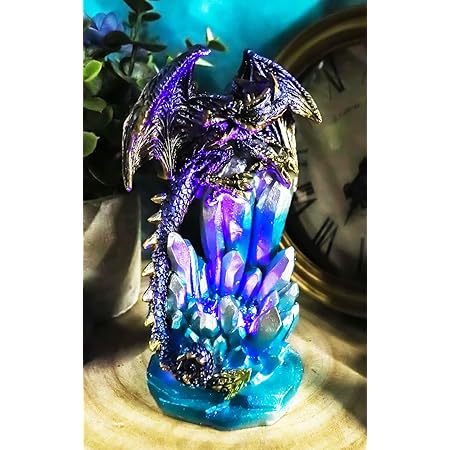 Bits and Pieces - Mystical Dragon LED Crystal Light-up Sculpture ...