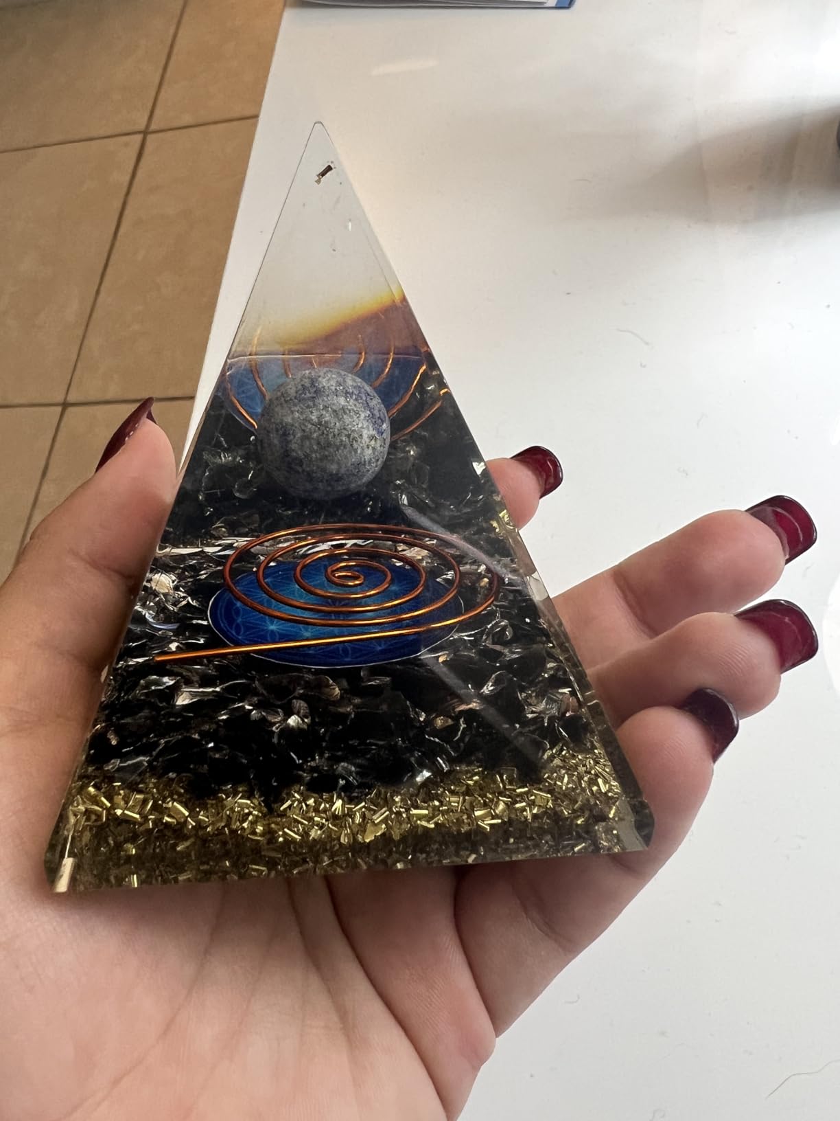 Amazon.com: Orgone Pyramid - Orgone Generator - Organite Orgone Pyramid ...