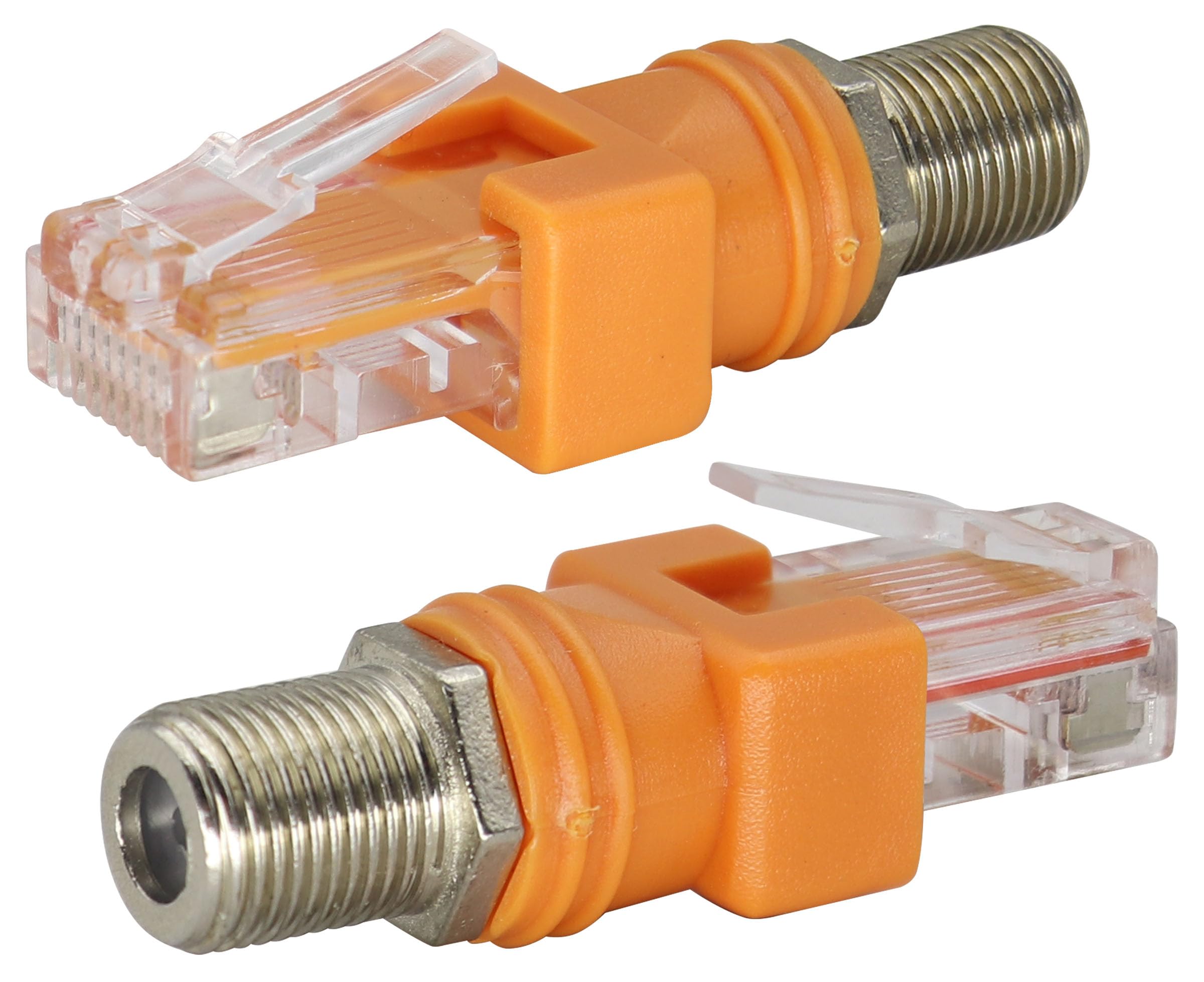 Snapklik.com : AAOTOKK RF Female To RJ45 Male Ethernet Coaxial Barrel ...
