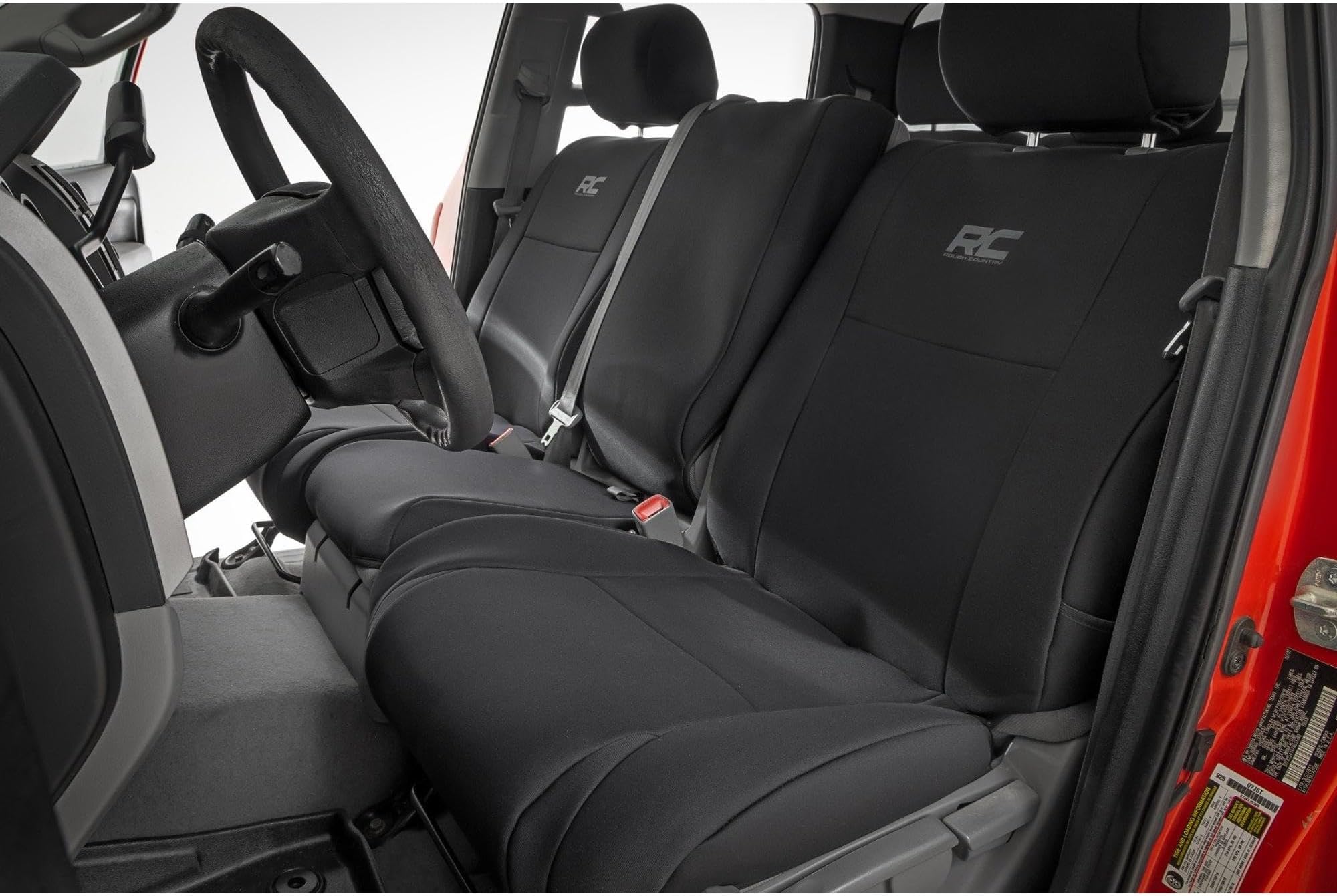 Amazon.com: Rough Country Neoprene Seat Covers for Toyota Tundra (2007 ...