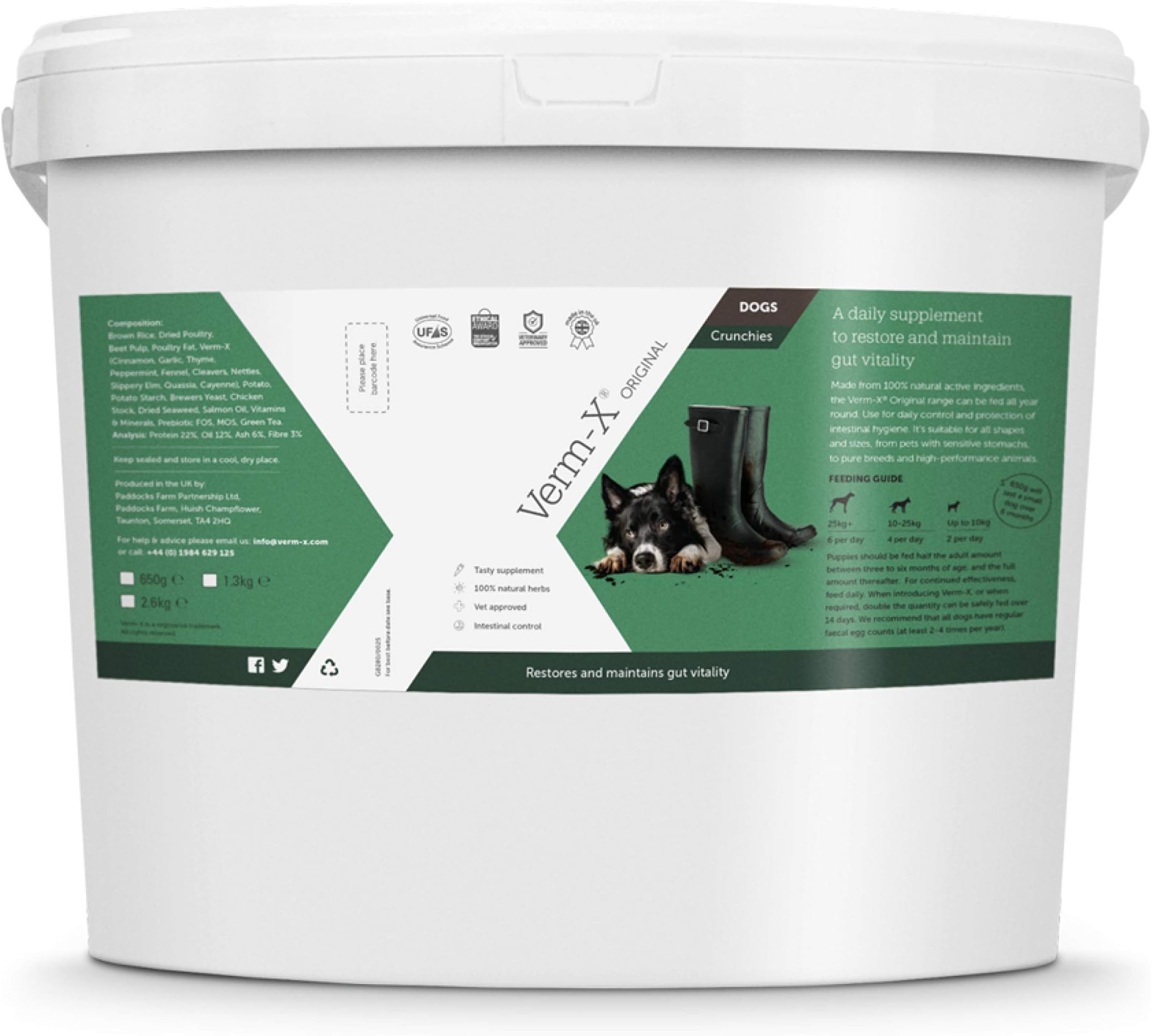 Verm-X All Natural Treats for Dogs. Supports Intestinal Hygiene. Vet ...
